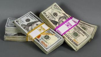 Aged, Circulated, Used, and Worn Prop Movie Money